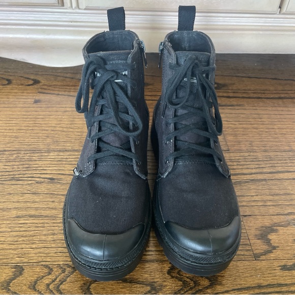 Palladium | Shoes | Palladium Pallabase Twill Black Womens Combat ...